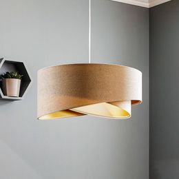 Maco Design H&auml;ngeleuchte Vivien, zweifarbig, creme/gold