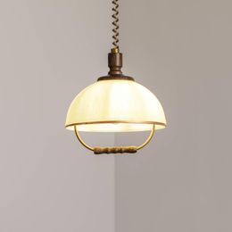 H&auml;ngeleuchte Ilsa, wei&szlig;/gold, &Oslash; 30 cm, h&ouml;henverstellbar