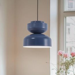 Aldex H&auml;ngeleuchte Dalia, blau, Metallschirm, 30 cm
