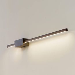 LUCANDE LED-Wandleuchte Skaila, schwarz, L&auml;nge 90cm, 3.000 K