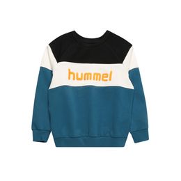 Hummel Sportsweatshirt 'Claes' Jungen Gr&ouml;&szlig;e 134 blau / orange / schwarz / wei&szlig;