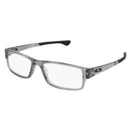 Oakley OX8164 Brille Herren | Fassung: Vollrand, Quadratisch, Grau Transparent