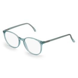 Fielmann JIL 007 CL Brille Damen | Fassung: Vollrand, Panto, Gr&uuml;n Transparent