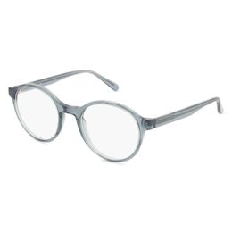 Fielmann LD 040 CL CHRIS Brille Unisex | Fassung: Vollrand, Rund, Grau Transparent