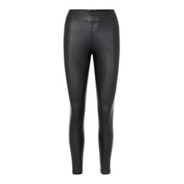 Pieces Leggings 'Shiny' Damen Gr&ouml;&szlig;e S/M schwarz