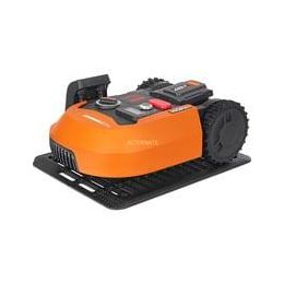 WORX M&auml;hroboter Landroid M500 Plus orange/schwarz, Li-Ionen Akku 2,0Ah, Schnittbreite 18cm