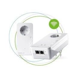 Devolo Magic 1 WiFi 2-1-2 Starter Kit, Powerline zwei Adapter