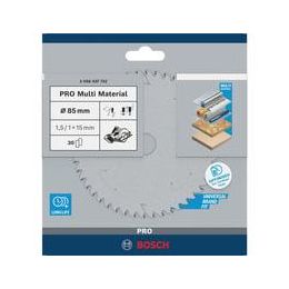 Bosch PRO Multi Material Kreiss&auml;geblatt, &Oslash; 85mm, 30Z Bohrung 15,875mm, f&uuml;r Akku-Handkreiss&auml;gen