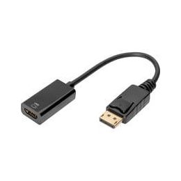 Digitus 4K DisplayPort auf HDMI Adapter/Konverter schwarz