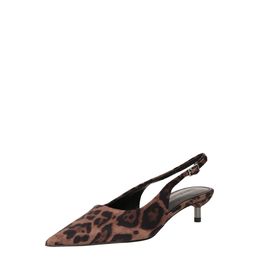 Topshop Slingpumps 'Ellie' Damen Gr&ouml;&szlig;e 41 braun / kastanienbraun / schwarz