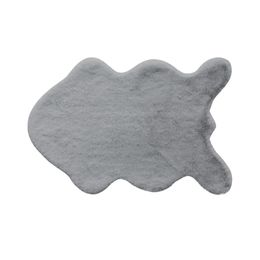 CS Schmal como Kunstfell Bunny Soft 60 x 90 grau Synthetische Fasern Ma&szlig;e (cm): B: 60 Accessoires > Teppiche f&uuml;r das Wohnzimmer &raquo; Sofa DE