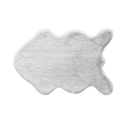 CS Schmal como Kunstfell Bunny Soft 60 x 90 grau Synthetische Fasern Ma&szlig;e (cm): B: 60 Accessoires > Teppiche f&uuml;r das Wohnzimmer &raquo; Sofa DE