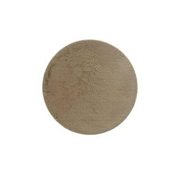 CS Schmal como Hochflorteppich Bunny braun Synthetische Fasern &Oslash;: 120 Accessoires > Teppiche f&uuml;r das Wohnzimmer &raquo; Sofa DE