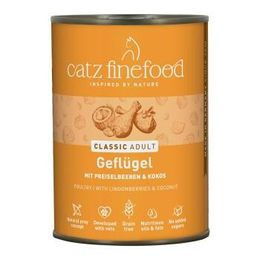 Catz Finefood Nassfutter Katze Classic Adult mit Gefl&uuml;gel 12x400 g