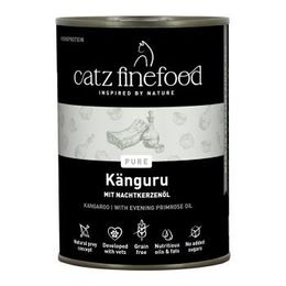 Catz Finefood Nassfutter Katze Pure Adult K&auml;nguru 6x400 g