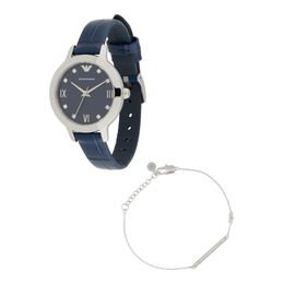 Emporio Armani Analoguhr Damen Gr&ouml;&szlig;e One Size navy / silber