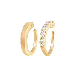 Elli Ohrringe Earcuff Damen Gr&ouml;&szlig;e One Size gold