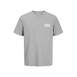 Jack & Jones Plus Jack & Jones Plus T-Shirt 'JJECorp' Herren Gr&ouml;&szlig;e 5XL grau / wei&szlig;