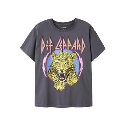Two Soon T-Shirt 'Def Leppard' Damen Gr&ouml;&szlig;e M grau / mischfarben