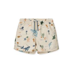 Liewood Badeshorts 'Aiden' Jungen Gr&ouml;&szlig;e 134 ecru / navy / hellblau / dunkelgr&uuml;n