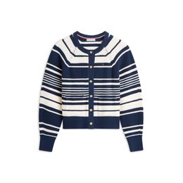 Tommy Hilfiger Strickjacke Damen Gr&ouml;&szlig;e XS navy / wollwei&szlig;
