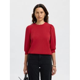 Selected Sweatshirt Damen Gr&ouml;&szlig;e M cranberry