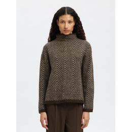 Selected Pullover Damen Gr&ouml;&szlig;e M braun