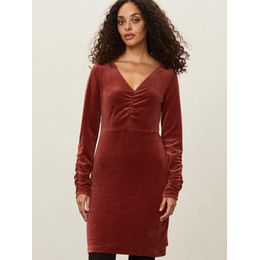 Odd Molly Kleid ' Shelby ' Damen Gr&ouml;&szlig;e 36 rostrot Winterkleid