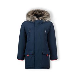 MINOTI Winterjacke Jungen Gr&ouml;&szlig;e 80/86 dunkelblau