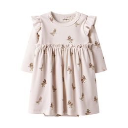 Lil'atelier Kleid Gr&ouml;&szlig;e 74 beige / purpur