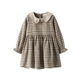 Lil'atelier Kleid M&auml;dchen Gr&ouml;&szlig;e 92 braun