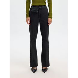 Selected Jeans Damen Gr&ouml;&szlig;e 27 black denim
