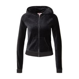 Juicy Couture Sweatjacke 'HERITAGE' Damen Gr&ouml;&szlig;e S schwarz / wei&szlig;