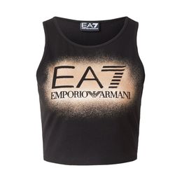 EA7 Emporio Armani Top Damen Gr&ouml;&szlig;e XXL senf / schwarz / wei&szlig;