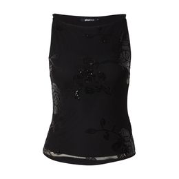 Gina Tricot Top 'Floral' Damen Gr&ouml;&szlig;e XS schwarz