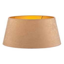 Duolla Lampenschirm Cone H&ouml;he 25,5 cm, beige/gold