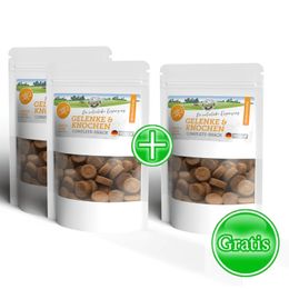 Erg&auml;nzungsfuttermittel f&uuml;r Hunde - Gelenke & Knochen Complete-Snack von Bellfor Hundefutter - 3 x 150 g