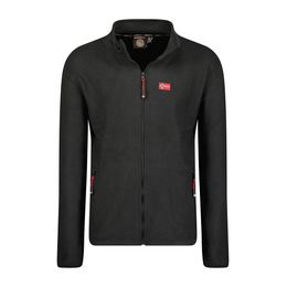 Geographical Norway Fleecejacke "Ulysse" in Schwarz - 47% | Gr&ouml;&szlig;e L | Herren-pullover-sport