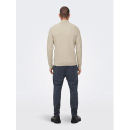 Only & Sons ONLY & SONS Pullover in Beige - 43% | Gr&ouml;&szlig;e XL | Herren-plussize