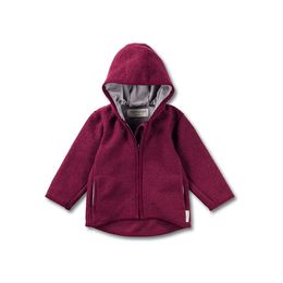 Hofbrucker Wollwalkjacke "Emil" in Bordeaux - 37% | Größe 122/128 | Babyjacken