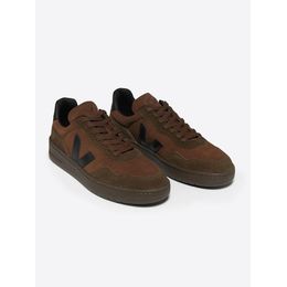 Veja Leder-Sneakers "V 90" in Braun/ Schwarz - 26% | Gr&ouml;&szlig;e 43 | Herrensneakers