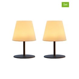 lumisky 2er-Set: LED-Tischleuchten "Twins" in Weiß - (H)16 cm - 64% | Tischleuchten