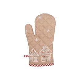 Clayre & Eef Clayre & Eef Ofenhandschuh in Beige - (L)30 x (B)18 cm - 13% |