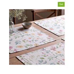 Mint Rugs 2er-Set: Tischsets "Ilma" in Weiß/ Gelb/ Grün - (L)50 x (B)40 cm - 55% |