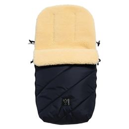 Kaiser Naturfellprodukte Lammfell-Fußsack "Polar" in Dunkelblau - (L)85 x (B)43 cm - 30% | Baby-fusssaecke