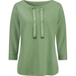 CR&Eacute;ATION L Damen Sweatshirt mit 3/4-&Auml;rmeln eucalyptus Gr&ouml;&szlig;e 36