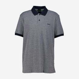BOSS Graues Poloshirt mit gesticktem Logo