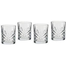 ECHTWERK Whiskyglas »Tumbler Set ca. 330ml« mit Schliffoptik und Reliefstruktur transparent