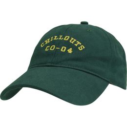 Chillouts Herren Chillouts Baseball Cap &raquo;Woodland Hat&laquo; mit Chillouts-Stickerei im Vintage-Stil gr&uuml;n