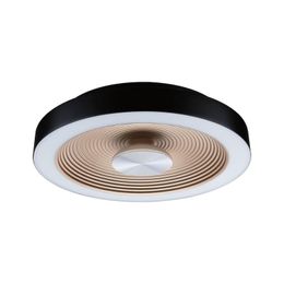 Paulmann LED Deckenleuchte »LED Deckenleuchte Volea IP44 3000K 470lm / 1650lm 230V 3, 5 / 1x13W« 1 Stk. Warmweiß Dimmer schwarz/goldfarben